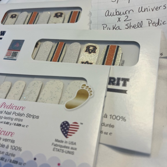 Color Street | Other | Color Street Bundle Auburn University Mani X 2 ...